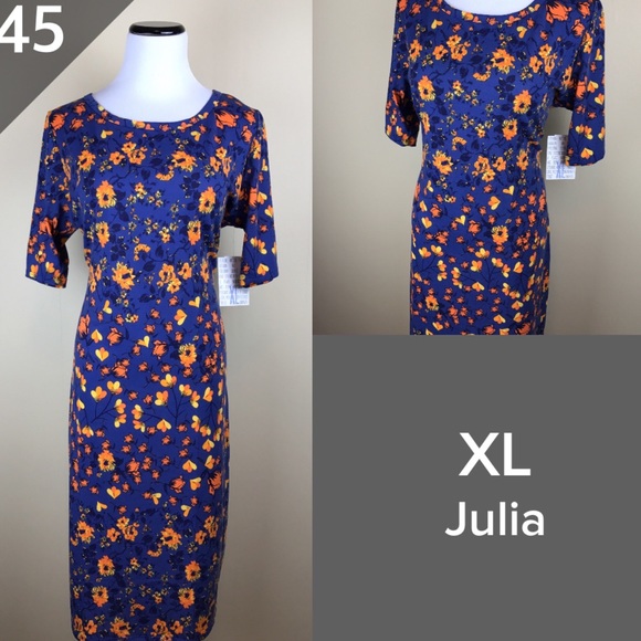 LuLaRoe | Dresses | Nwt Lularoe Julia Size Xl | Poshmark